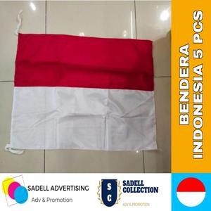 Jual Bendera Merah Putih Bendera Indonesia 60*90 Isi 5 Pcs - Kota ...