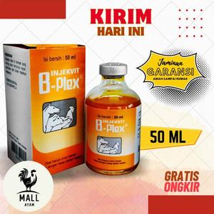 Jual AYAM MALL Injekvit Vitamin B-Plex B Komplex 50 ml Tambah Imun Hewan - Kota Bandung - MALL ...