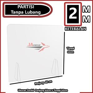 Jual Original Partisi Sekat Pembatas Meja Akrilik Table Divider ...