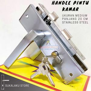 Jual handle pintu kunci set/handle pintu kamar tidur/handle kunci slot ...