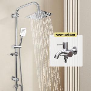 Jual Shower 1 Set Shower Set Kamar Mandi Rain Shower + Keran Cabang ...