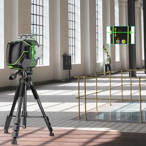 Jual Huepar 3D Lcd Display Cross Line Laser Level 12 Lines Green Beam ...