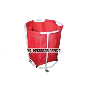 Jual Trolley Linen Laundry Square/Bulat Pc | Linen Trolley Square Besi ...