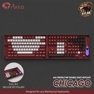 Jual Akko Chicago ASA Profile PBT Double Shot Keycaps - Kota Surabaya ...
