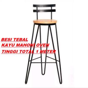Jual Tinggi Total 1 Meter/Kursi Cafe/Kursi Bar/Bangku Cafe/Bangku Bar ...