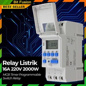 Jual Saklar Listrik Otomatis Timer Digital Programmable Switch Relay ...
