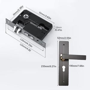 Jual Kunci Pintu Set Alumunium Komplit Lockset Gagang Pintu Kantor ...