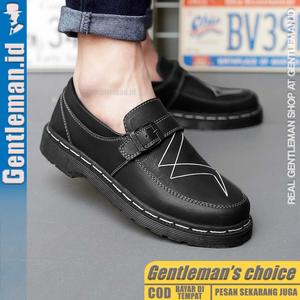 Jual GENTLEMAN Campo Sepatu Casual Keren Pria Hitam Pantofel Kerja ...