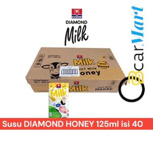 Jual Susu UHT DIAMOND HONEY MADU 125ml isi 40 - Isi 20 (1/2 dus ...