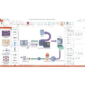 Jual CONCEPTDRAW DIAGRAM 16 MAC VISIO FLOWCHART LINE CHART KURVA ALIR ...