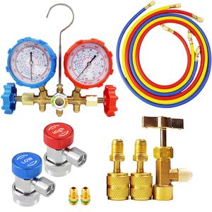 Jual R32 R410a 3 Way AC Diagnostic Manifold Gauge Set for Freon ...