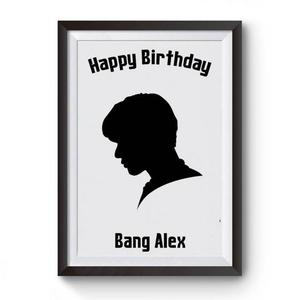 Jual FRAME KACA + CETAK + DESIGN siluet foto hadiah kado custom ultah ...