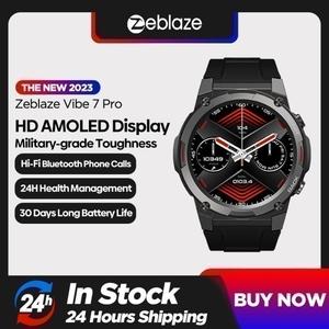 Jual ZEBLAZE VIBE 7 Pro Smart Watch AMOLED Hi-Fi Bluetooth Call - BLACK ...