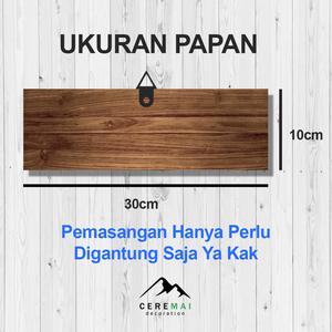 Jual CM DECOR - CUSTOM PAPAN PERINGATAN TULISAN SENDIRI NAMA RUANGAN ...