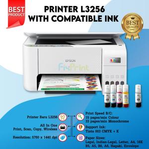 Jual Emi Printer Epson Ecotank L3256 Print Scan Copy A4 Wireless All In ...