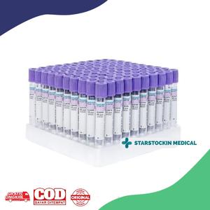 Jual Vaculab EDTA K3 Glass 5 ml Onemed Tabung Darah Ungu Box Isi 100 ...