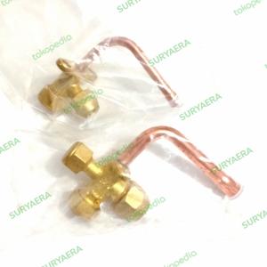 Jual KRAN OUTDOOR AC R32 R410a UKURAN 1/4 - 3/8 SET PENTIL ISI R32 - R ...