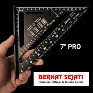 Jual Penggaris Segitiga Siku L Sudut Derajat Alumunium SPEED SQUARE 7 ...