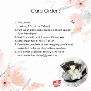 Jual Stiker Bunga / Buket / Bouquet / Flower Latar Hitam - Kota Cimahi ...