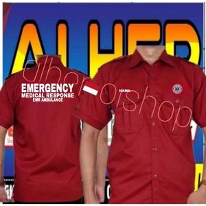 Jual PENDEK KEMEJA EMERGENCY BAJU EMERGENCY SERAGAM EMERGENCY PDH ...