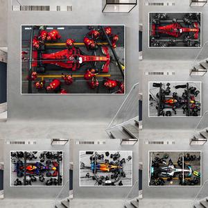 Jual Formula Grand Prix F1-75 Pit Stop Poster And Print Verstappen ...
