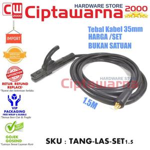 Jual Tang las set + kabel 1.5meter / kabel las set 1.5meter - Kota ...