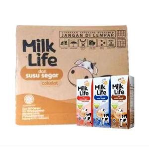 Jual Hot Sale! Susu UHT Milk Life 115ml (40 + 5 pcs) Susu Milk Life ...