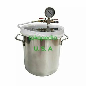 Jual 20CM Vacuum Defoaming Tank Barrel Stainless Steel Vacuum Chamber ...