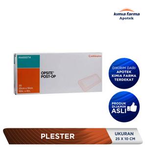 Jual OPSITE POST OP 25 X 10 CM / PLESTER LUKA OPERASI / KIMIA FARMA ...