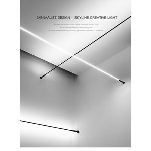 Jual (IMPORT) Skyline steel strip line light modern minimalist creative ...