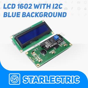 Jual LCD 16x2 1602 Biru Blue LCD With I2C IIC Module Solder Uno R3 ...