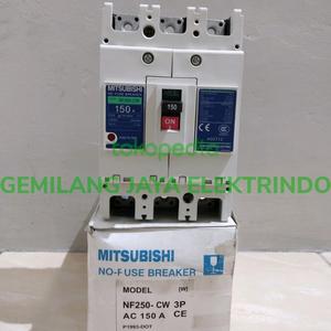 Jual MCCB MITSUBISHI NF250-CW 3P 150A / NFB MITSUBISHI NF250 CW 3P 150A ORI - Jakarta Pusat ...