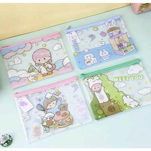 Jual AS Map Folder Plastik Mika Bening Jaring Karakter Kartun A4 - Kota ...