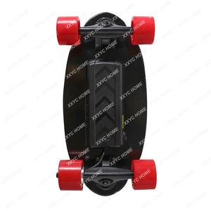 Jual Skateboard listrik Olahraga, skuter listrik kecil hitam empat roda ...