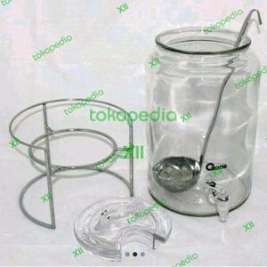 Jual Best OXONE OX~337 Single Decanter 6,3 Liter ~ Dispenser Kaca+Rak ...