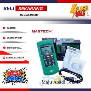 Jual Thermocouple Data Logger Mastech MS6514 Termometer Termokopel Dual Cha - Jakarta Barat ...