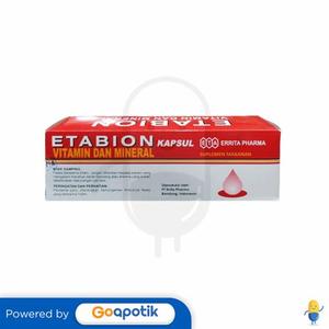Jual ETABION BOX ISI 100 TABLET - Kota Bekasi - Apotek Zero | Tokopedia