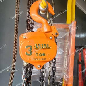 Jual VITAL Chainblock Type VL- 5 caps 3 Ton x 3 Meter MADE IN JAPAN 10 ...