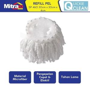 Jual Quickie Clean Mop Refill Pel Lantai SP 460 30cm x 30cm x 4cm Putih - Kab. Tangerang ...