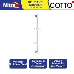 Promo Cotto Rel Tiang Shower Stainless CT708 87 Cm Cicil 0% 3x ...