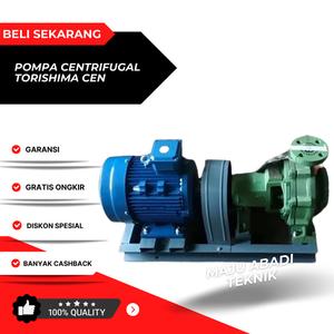 Jual Pompa Centrifugal Torishima CEN 50x40-200 + Yuema 4Kw 5.5HP 2Pol ...