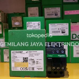 Jual KONTAKTOR SCHNEIDER LC1D25M7 220V 3P 25A AC3 1NO 1NC 11KW ORIGINAL NEW - Jakarta Pusat ...