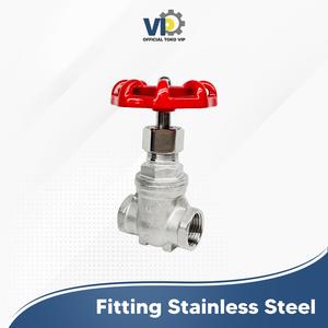 Jual Gate Valve Stainless Steel Drat 1/2" / SS Gate Valve 1/2 Inchi ...