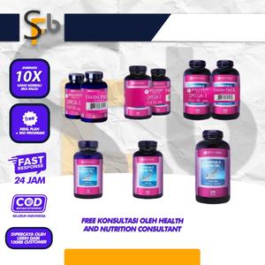 Jual SS_ WELLNESS OMEGA 3 FISH OIL 1000 MG ISI 75 150 375 SOFTGEL ...