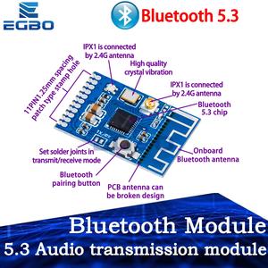 Jual Bluetooth module 5.3 Audio transmitter module Stereo GFSK ...