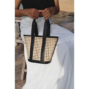 Jual Rattan Petite Bag - With Long Strap / Tas Rotan Kulit, Rattan Bag ...