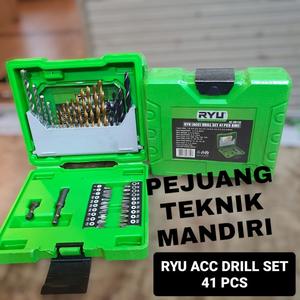 Jual Terbaru Ryu Mata Bor Set Besi Kayu Beton 41 Pcs / Matabor Set Ryu ...