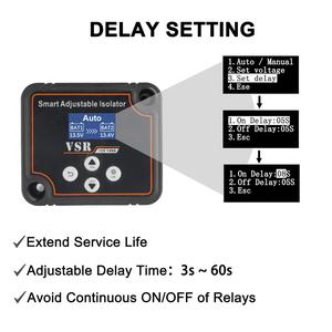 Jual IMPORT Adjustable Voltage Dual Battery Isolator 12V 140Amp VSR for ...