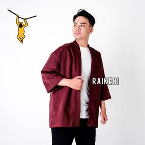 Jual Ready Ki Pria Merah Maroon Outer Pria Jaket Pria Cardan Pria - Kab ...