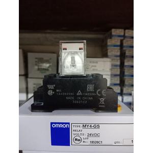 Jual RELAY OMRON MY4-GS 24VDC 14PIN 14KAKI 6A 30VDC/250VAC ORIGINAL ...